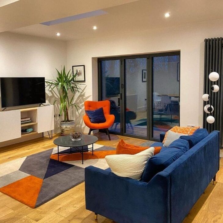 Sofás azules: la sutileza del estilo en tu casa - Luanda